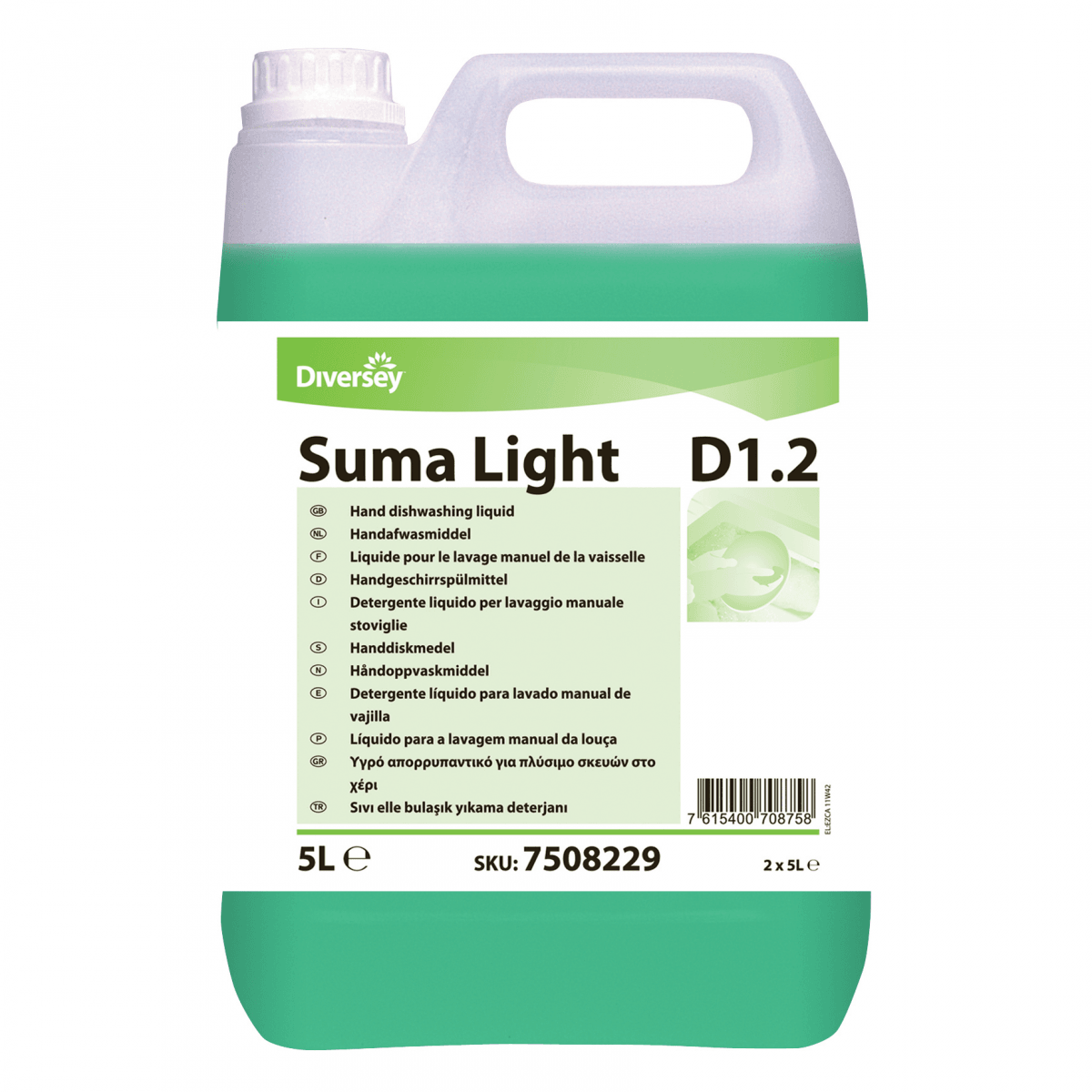 Suma Light D12 Sıvı Bulaşık Deterjanı 20,6kg | Akal Kurumsal