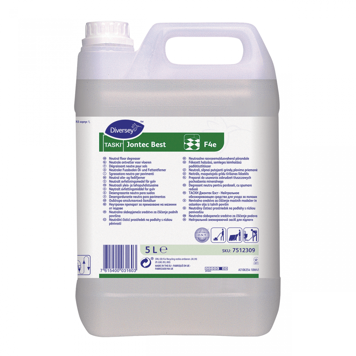 Taski Jontec Best Ağır Yağ Kir Çözücü Yüzey Temizleyici 9,9kg | Akal ...